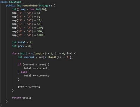 Leetcode 13 Roman To Integer — Solved In Java