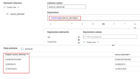 Truncated Digits For Numerical Values In Azure Data Factory Pipelines