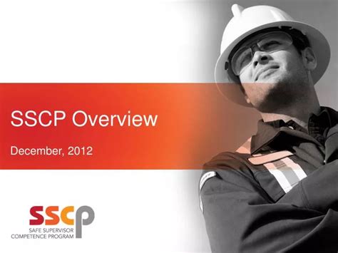 Ppt Sscp Overview Powerpoint Presentation Free Download Id 4905047