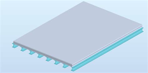 High Tension And Too Smal Bending Moments In Members For Composite Slab Simulated By Panel And