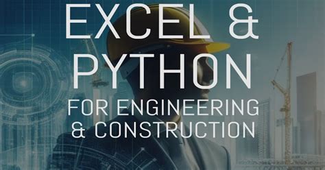 excel and python for engineering and construction industry guide to the