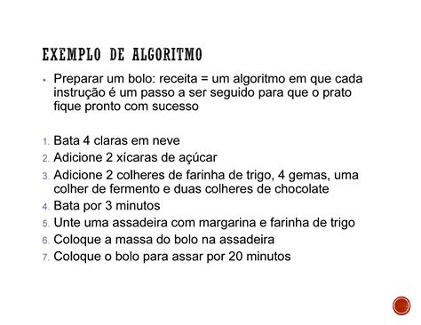 Exemplo De Algoritmo Algoritmos