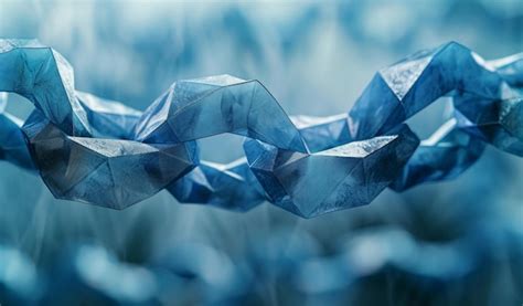 premium photo abstract blockchain and online storage technology for
