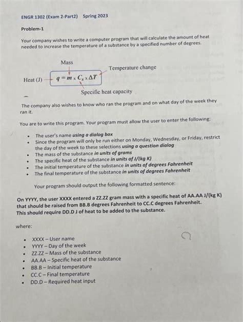 Solved Problem 1 Your Company Wishes To Write A Computer