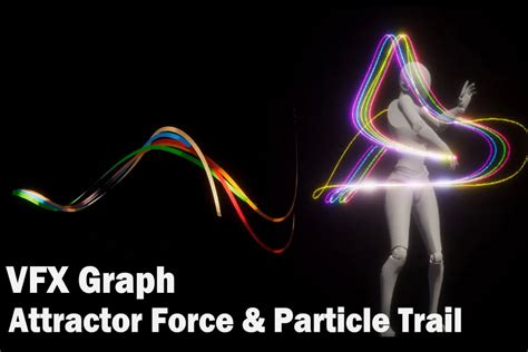 Vfx Graph：attractor Force And Particle Trail Effect Vfx Particles