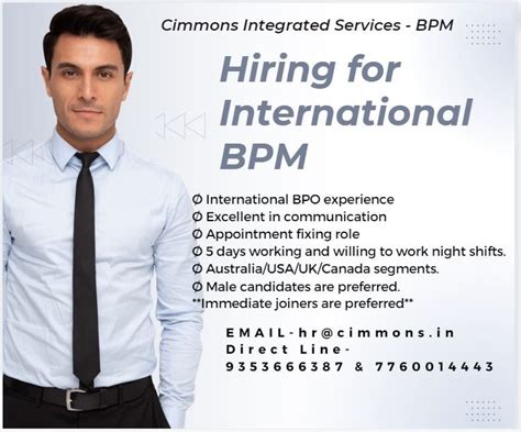 Anupam Upadhyay On Linkedin Hiring International Bpm Bposervices Bpojobs Bposolutions