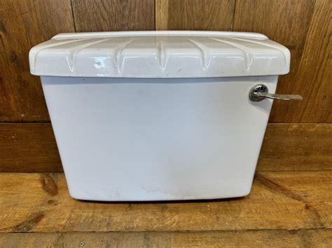 Low Level Cistern With Decorative Lid Authentic Reclamation