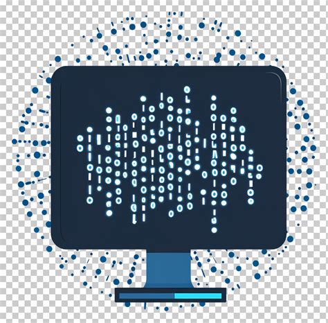 data corruption digital monitor with binary code display png clipart binary code computer