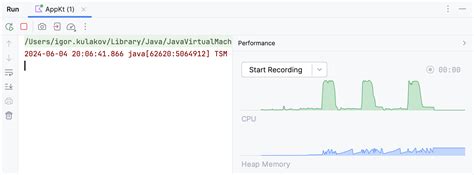 Cpu 和内存实时图表 Intellij Idea 文档