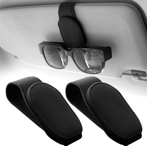 Yuoyar 4 Packs Magnetic Sunglass Holder For Car Visor Sunglasses Clip For Car
