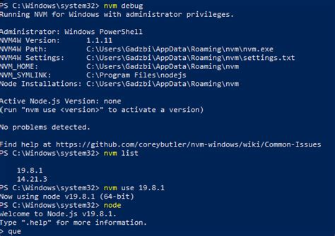 Node Not Recognized In Normal Cmd · Issue 954 · Coreybutlernvm