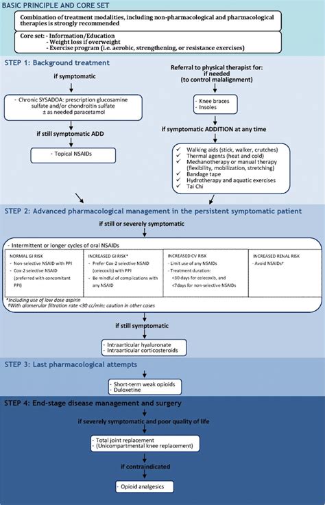 Esceo Updated Algorithm For Management Of Knee Osteoarthritis [58] Download Scientific Diagram