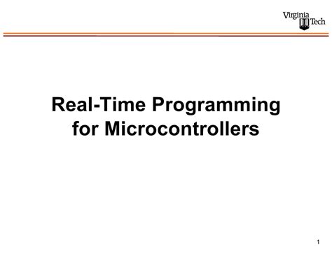 Real Time Programming Tutorials Real Time Programming For