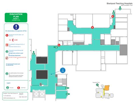 Hospital Fire Escape Plan Edrawmax Free Templates