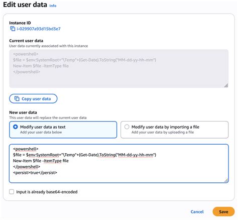 Run Commands When You Launch An Ec2 Instance With User Data Input