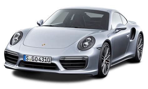 Porsche 911 Turbo Silver Car Png Image For Free Download