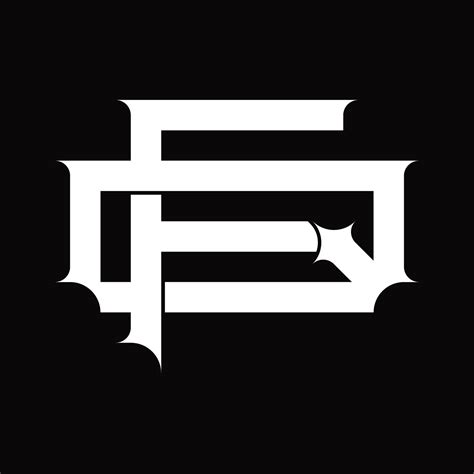 Qf Logo Monogram With Vintage Overlapping Linked Style Design Template 16572381 Vector Art At