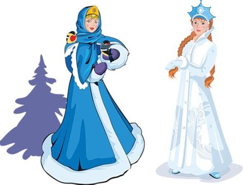 Снегурочка Png без фона Дед мороз Открытки Фон