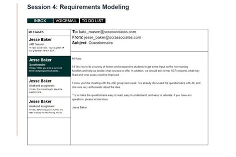 Solved Session 4 Requirements Modeling Inbox Voicemail To