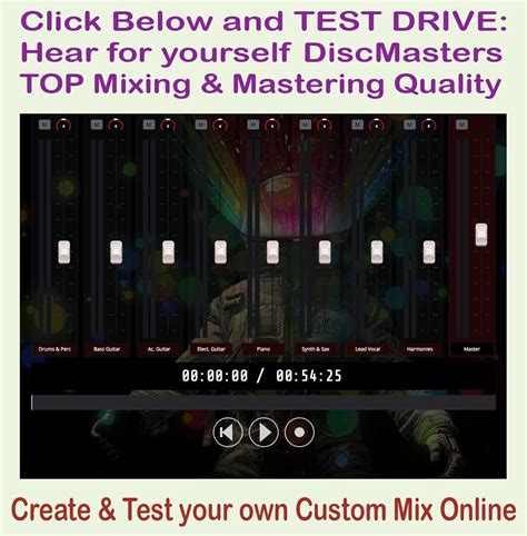 Audio Mastering DiscMasters