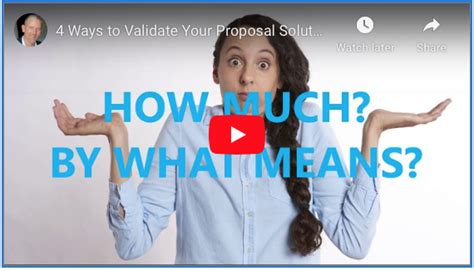 4 Ways To Validate Your Proposal Solution Billion Dollar Graphics