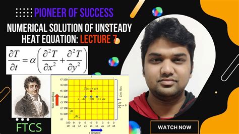 numerical solution of unsteady heat equation ftcs explicit method ftcs