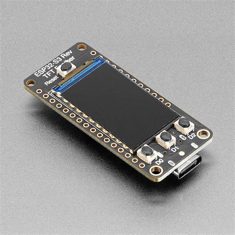 Adafruit Esp32 S3 Reverse Tft Feather The Pi Hut