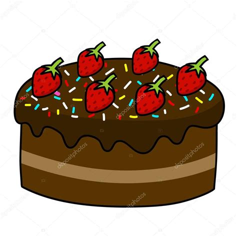 Pastel De Dibujos Animados Vector De Stock 13176100 De ©kanate