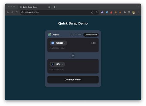 how to easily add a solana token swap to your webpage with jupiter