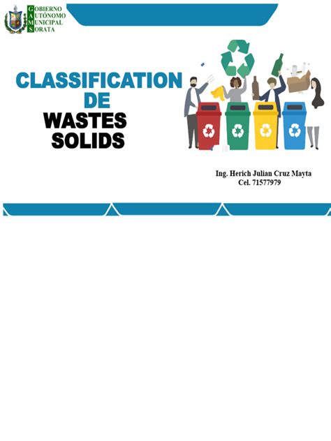 Solid Waste Classification Guide Pdf Waste Recycling