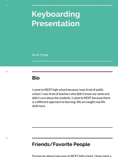 Keyboarding Presentation Pdf