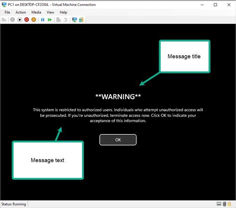 Configure Interactive Logon Message Using Group Policy Active Directory Pro