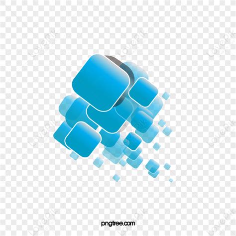 Science And Technology Blue Abstract Geometric Polygon Quadrilateral Geometry Abstract Polygonal