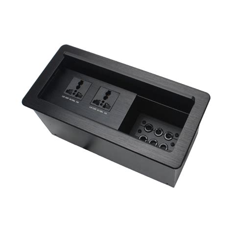 Smart Office Table Socket With 6 Cable Through Universal Socket Smart Office Table Socket With 6 Cable Through Universal Socket