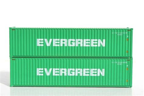 Pack Of Two 40 High Cube Containers Evergreen E Trains