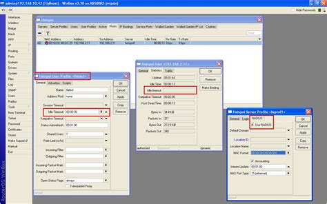 Idle Timeout General Mikrotik Community Forum