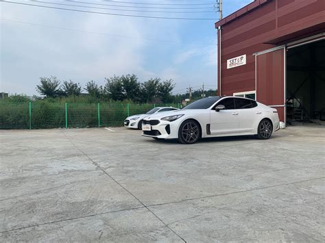 Set Up 배기튜닝 📌기아 스팅어 마이스터25 커스텀 풀가변배기 디퓨져 컨버젼📌 기존