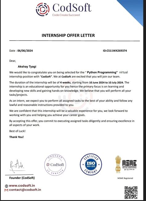 akshay tyagi on linkedin internship codesoft python programming coding tech innovation…