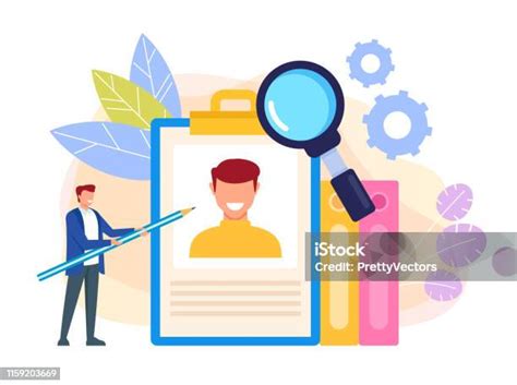 Hr 인사 책임자 사냥 구직 개념 벡터 플랫 그래픽 디자인 만화 일러스트 개념에 대한 스톡 벡터 아트 및 기타 이미지 개념 객실 있음 검색 Istock