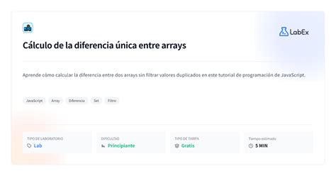 Diferencia De Arrays En Javascript Tutorial De Programación Labex