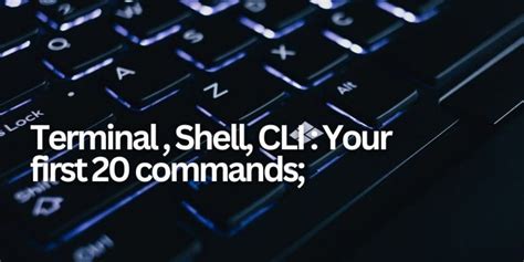 terminal shell cli your first 20 commands r devto