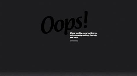 Creative Error Pages Web Design Ledger
