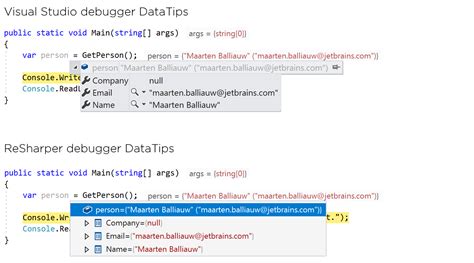 resharper 2017 3 brings the debugger into the editor the tools blog