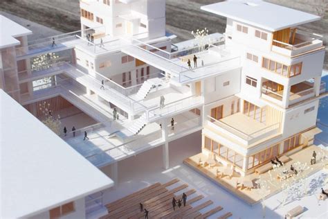 隣と親しくなる集合住宅 武庫川女子大学 建築学部 建築学科・大学院 建築学研究科 建築学専攻 建築コンセプト 建築レイアウト 設計コンペ