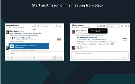 Announcing The Amazon Chime Meetings App For Slack Business Productivity