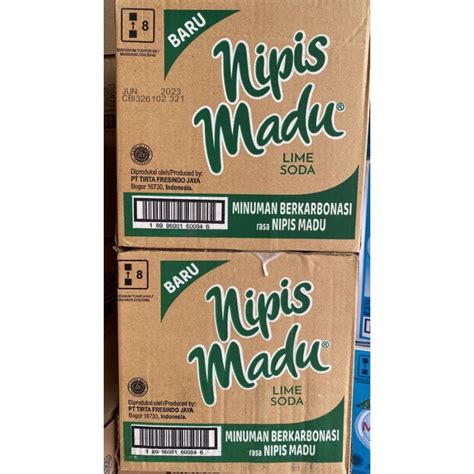 Jual Nipis Madu Lime Soda 330 Ml 1 Dus Isi 12 Botol Nipis Madu Mayora