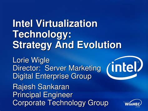 Ppt Intel Virtualization Technology Strategy And Evolution Powerpoint Presentation Id 689422