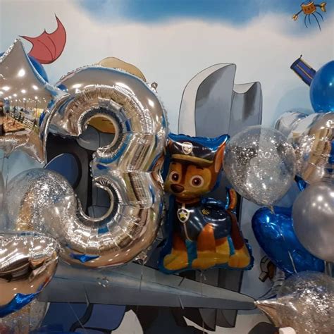 Шары для имениника💙🧒🏻 Метровая цифра,Чейз,перламутровые шары ...