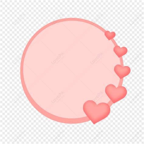 발렌타인 데이 프레임 간단한 핑크 사랑 하트 장식 테두리빨간 사랑아름다운 Png 일러스트 무료 다운로드 Lovepik