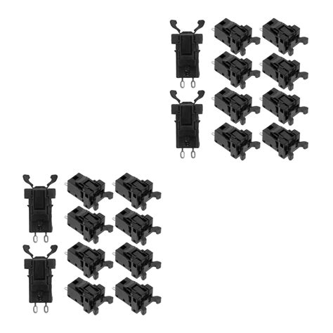 Worgeous 20 Pcs Push Latches For Touch Lid Bin Cabinet Latch Drawer Latch Push Button Latch